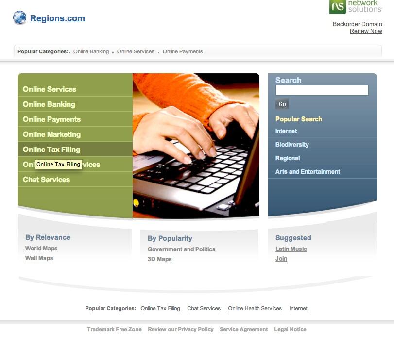Regions Bank Fails To Renew Regions.com Taking It Offline